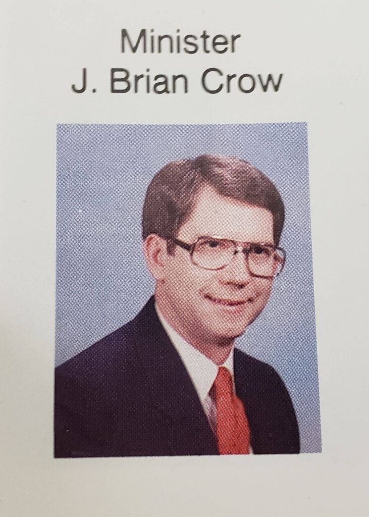 Passing of former minister Brian Crow