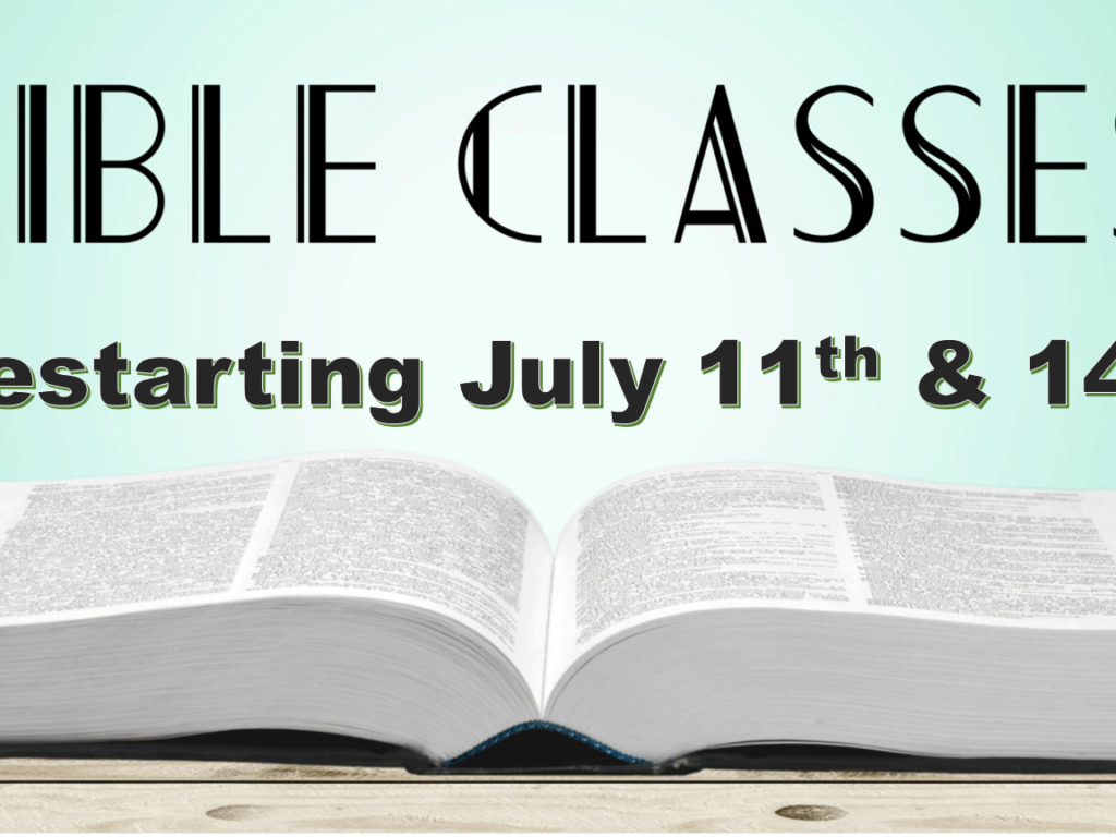Bible Classes Tonight